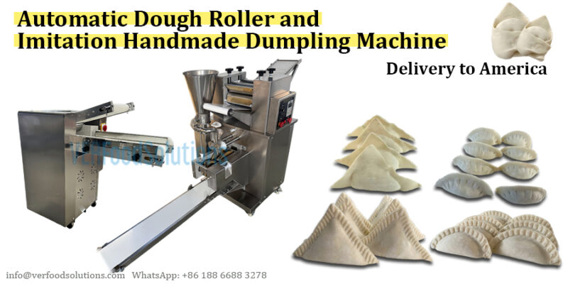 Dough Roller & Samosa Dumpling Machine Delivery to the America