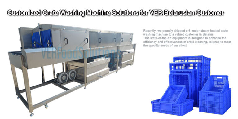 Customized Crate Washing Machine Solutions for VER Belarusian Customer