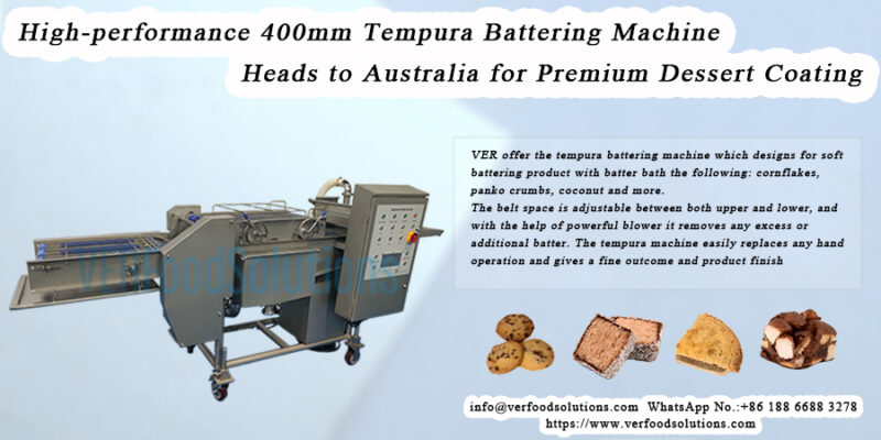 400mm Tempura Battering Machine Shipping Australia for Dessert